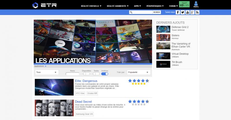 ETR Apps : et les applications font leur retour sur ETR