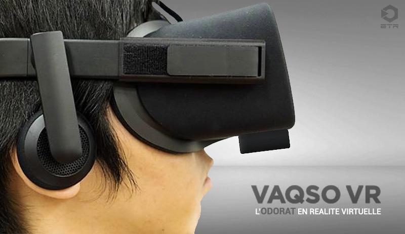 Vaqso VR : un nouveau pÃ©riphÃ©rique pour stimuler l'odorat en rÃ©alitÃ© virtuelle
